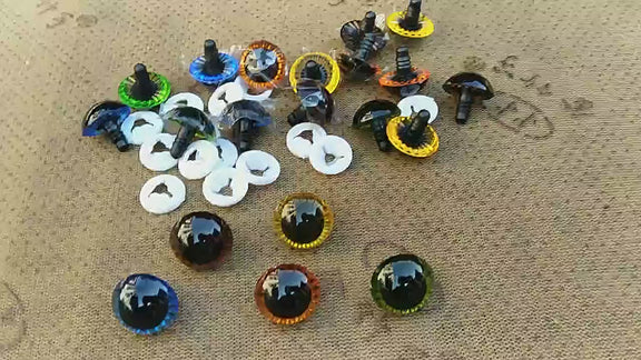 80Pcs Safety Eyes Colored Plastic | MUCUNNIA